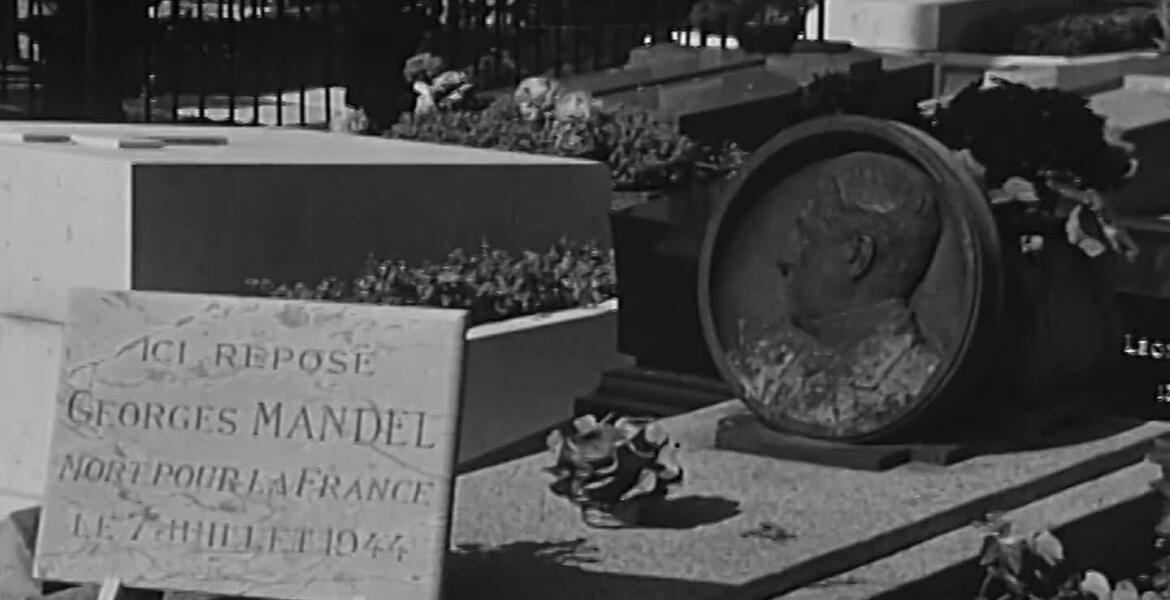 Portrait de Georges Mandel, homme politique de la IIIe République et ...