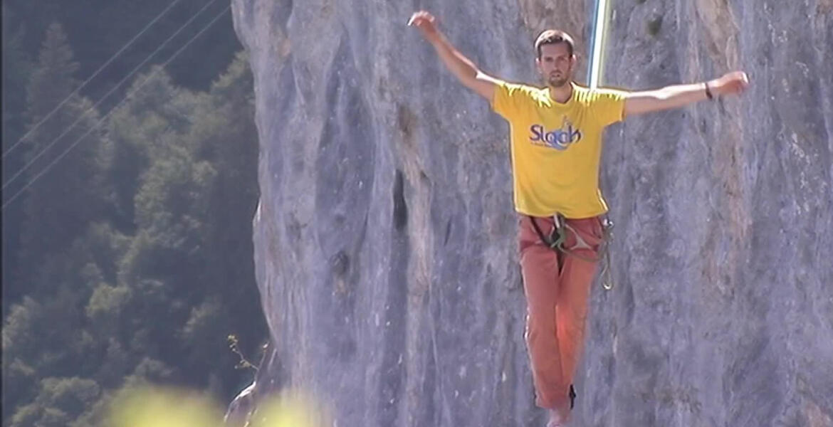 Nathan Paulin, funambule de l'extrême | INA