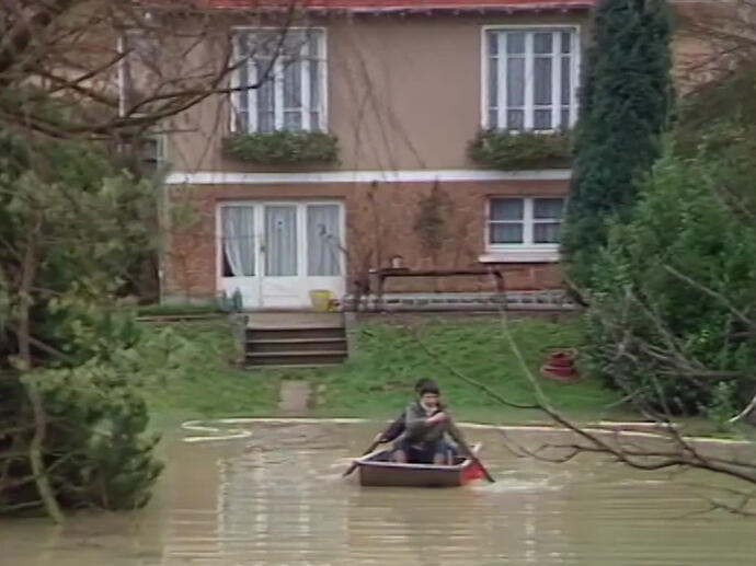 Inondations à Esbly en Seine et Marne | INA