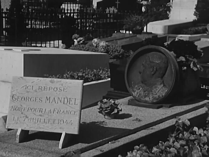 Portrait de Georges Mandel, homme politique de la IIIe République et ...