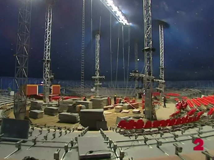 Installation du cirque Pinder | INA