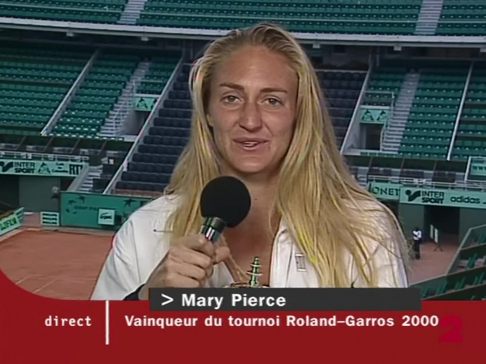 Duplex Roland Garros : Mary Pierce | INA