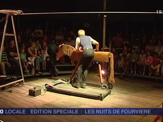 David Dimitri l'homme cirque aux Nuits de Fourvière | INA