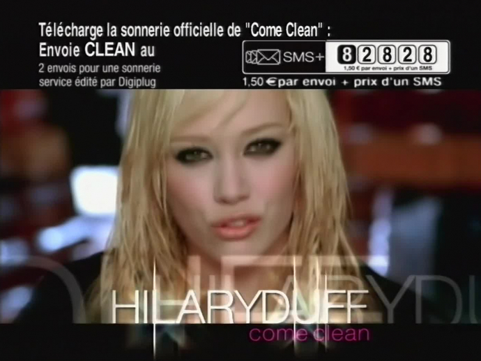 Hilary Duff : Single come clean version 15 secondes | INA