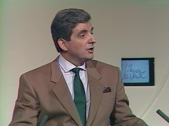 Jean Pierre Chevènement et Catherine Nay | INA