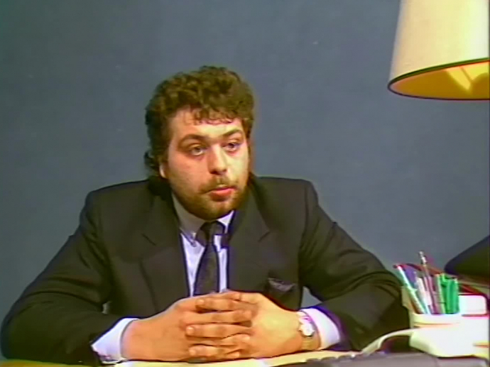 1987 Eric Dupond Moretti Jeune Avocat à Valenciennes Ina