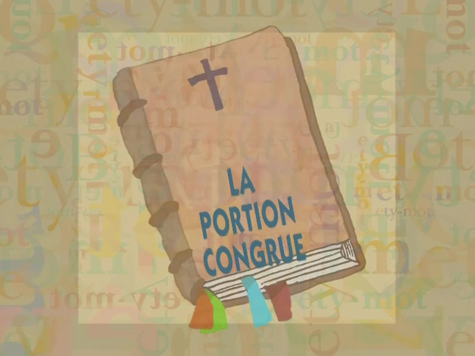 Pourquoi dit on : être réduit à la portion congrue | INA