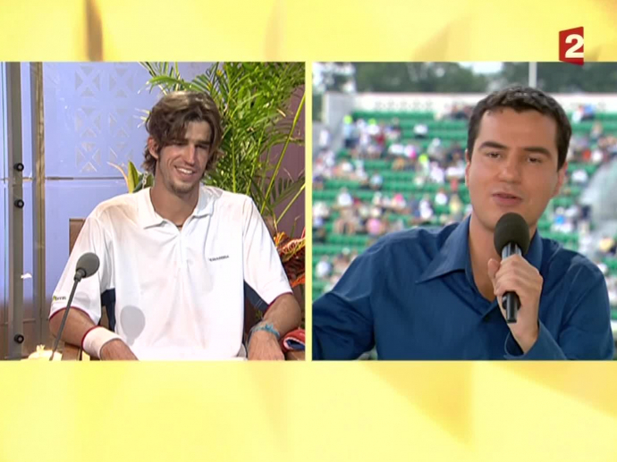 Simple messieurs : Jean René Lisnard - Rainer Schuettler | INA