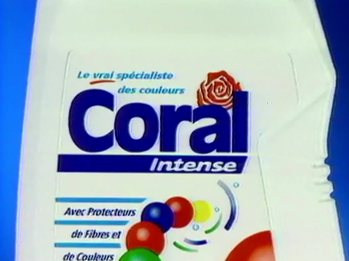 CORAL INTENSE LIQUIDE : LESSIVE GAMME | INA