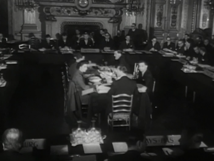 10 novembre 1949, première réunion du conseil de l'Europe à Paris | INA