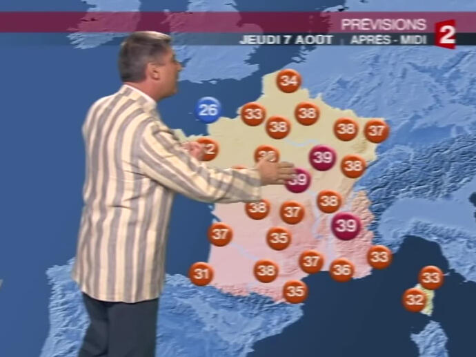 Météo 2 : [émission du 6 Août 2003] | INA