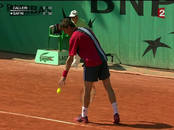 Simple messieurs : Agustin Calleri - Marat Safin | INA