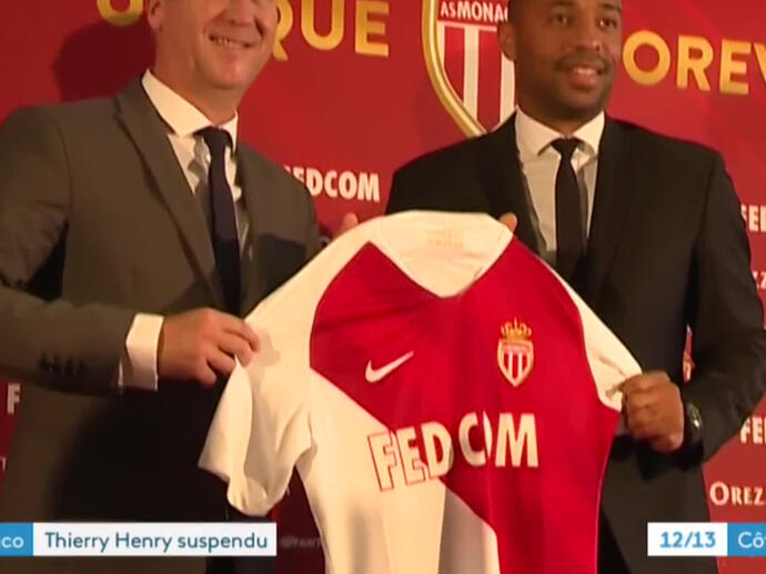 AS Monaco : Thierry Henry suspendu des ses fonctions d'entraineur | INA