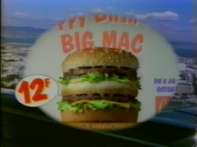 MAC MC DONALD'S BIG MAC : FAST FOOD PROMOTION HAMBURGER | INA
