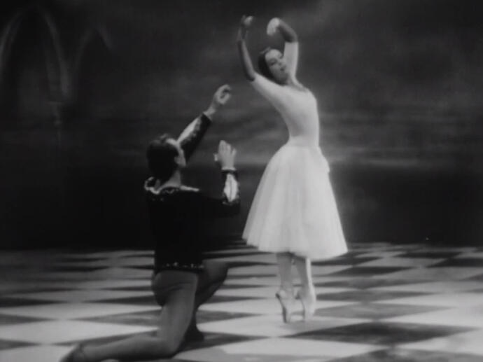 Ludmila Tcherina et Stevan Grebel | INA