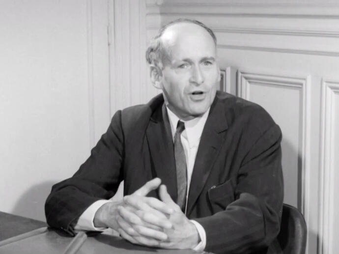 Interview du professeur Laurent Schwartz | INA