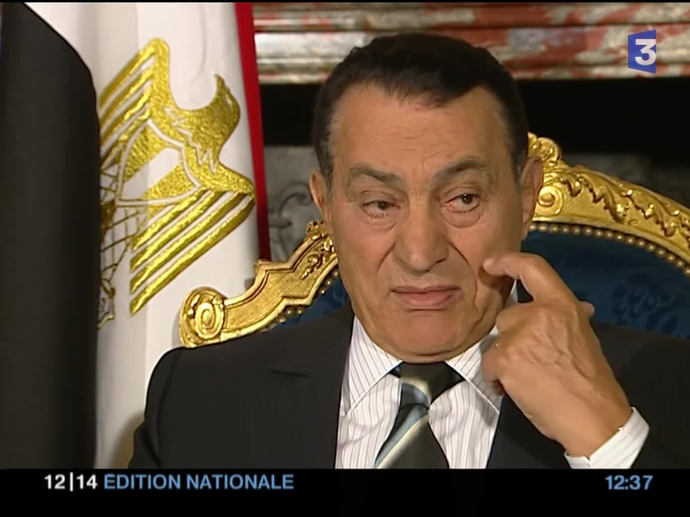 Exclusivite : Moubarak à Paris | INA