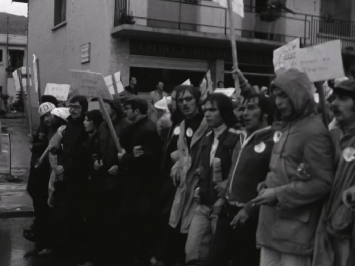 Marche nationale de soutien à Besançon, le 29 septembre 73 | INA