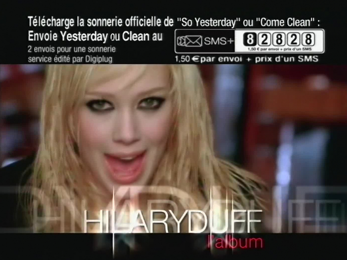Hilary Duff : album 2 titres version 15 secondes | INA