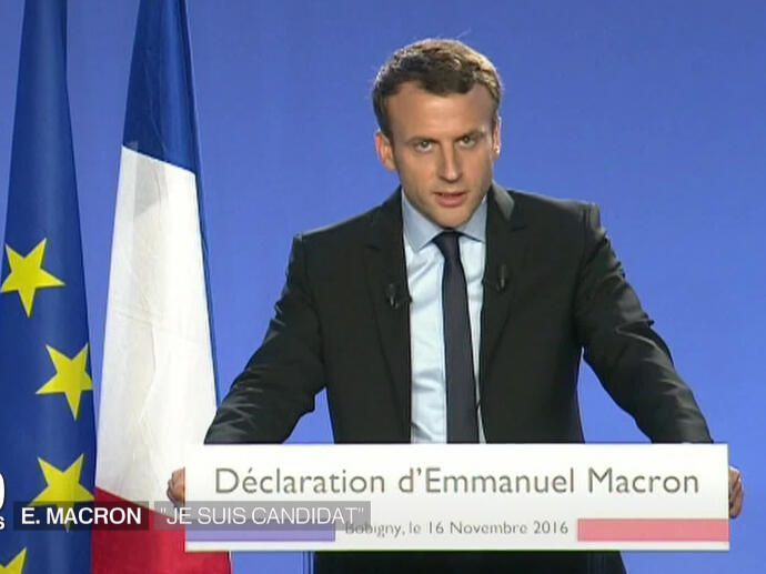 Election présidentielle 2017 : Emmanuel Macron annonce sa candidature | INA