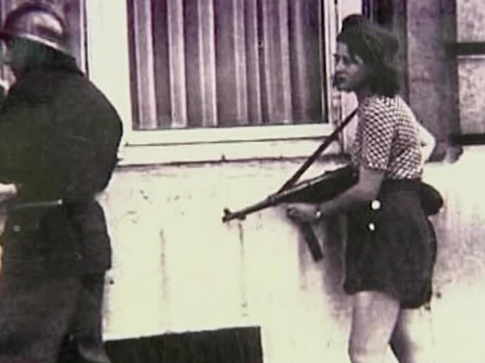 Simone Segouin, symbole de la Résistance française face aux nazis | INA