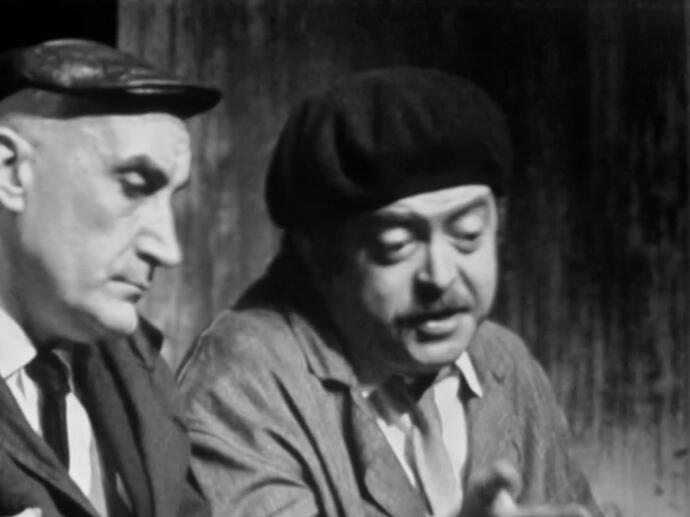 Jacques Seiler et Marc Dudicourt "Dialogue sur un palier" | INA