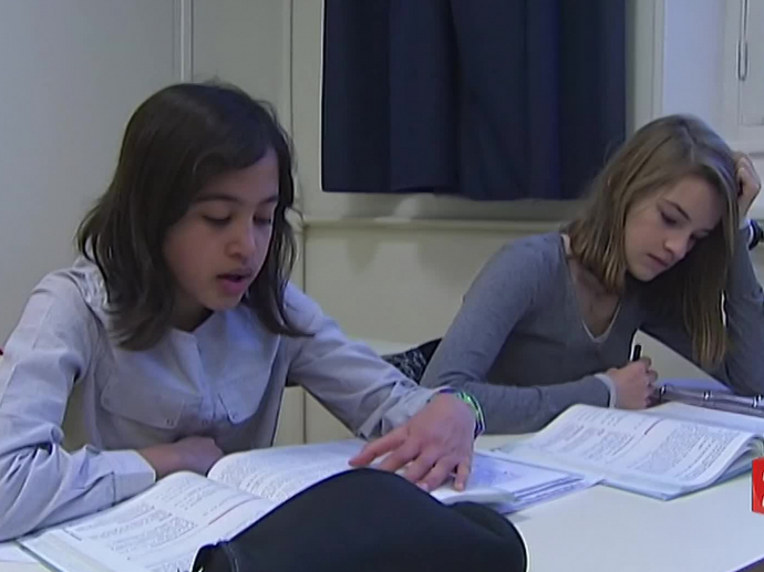 Le niveau de lecture d'une classe de 3ème | INA