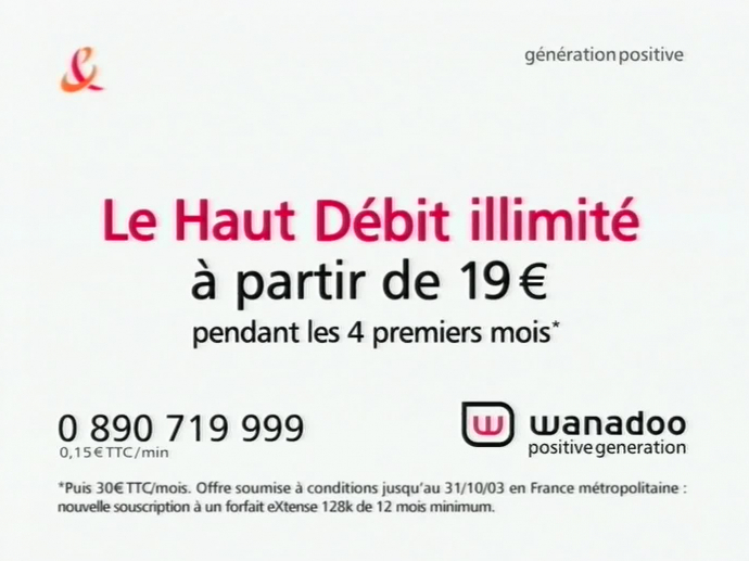 Wanadoo : Promo extense | INA