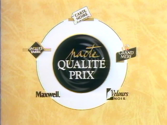 PACTE QUALITE PRIX KRAFT JACOBS SUCHARD : CAFE GAMME PROMOTION | INA
