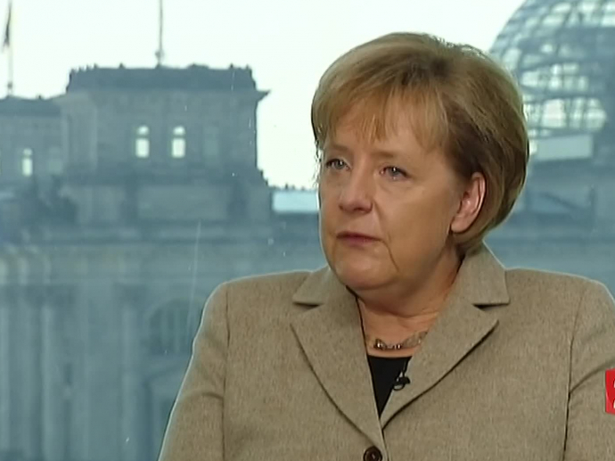 Interview de la Chancelière Angela Merkel | INA