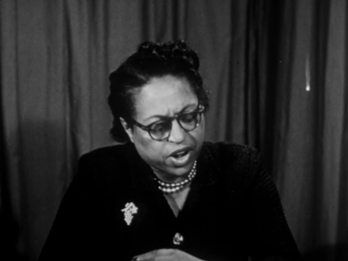 Edith Sampson déléguée aux Nations Unies | INA
