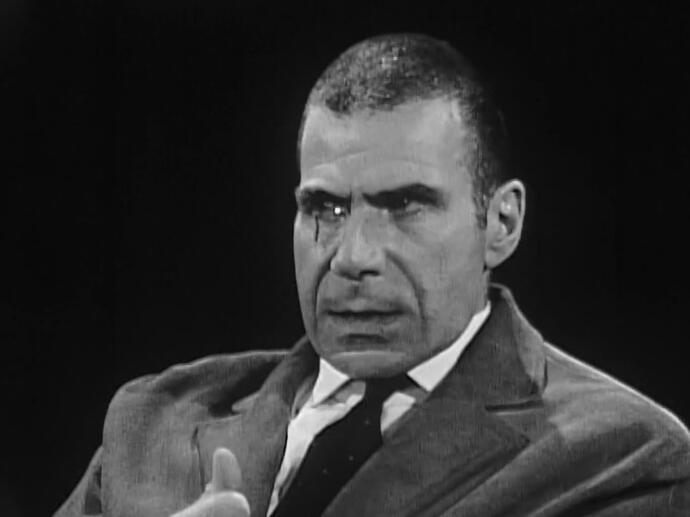 Jacques Dufilho : le personnage du metteur en scène allemand | INA