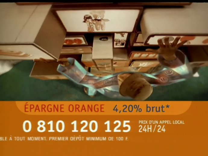 Epargne orange : Bagages marketing direct TMC : version 40 secondes | INA