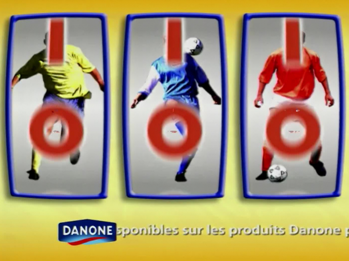 Danone coupe du monde de football 1998 : Danone Big Ben 02/06/98 | INA