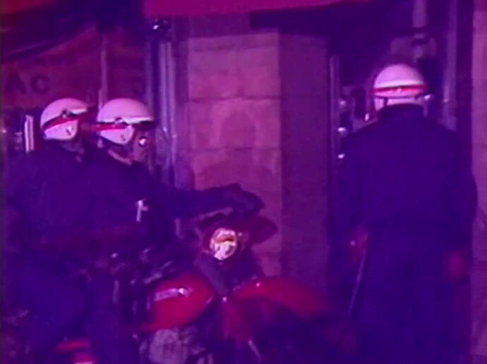 les voltigeurs dans l'affaire Malik Oussekine | INA