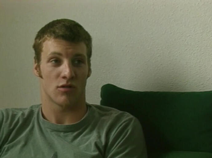 Portrait de Xavier Marchand, nageur | INA