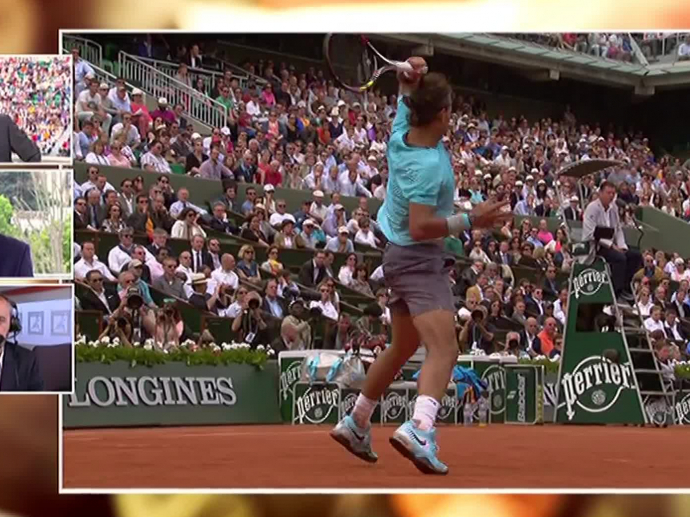 Le chanteur Prince à Roland Garros | INA