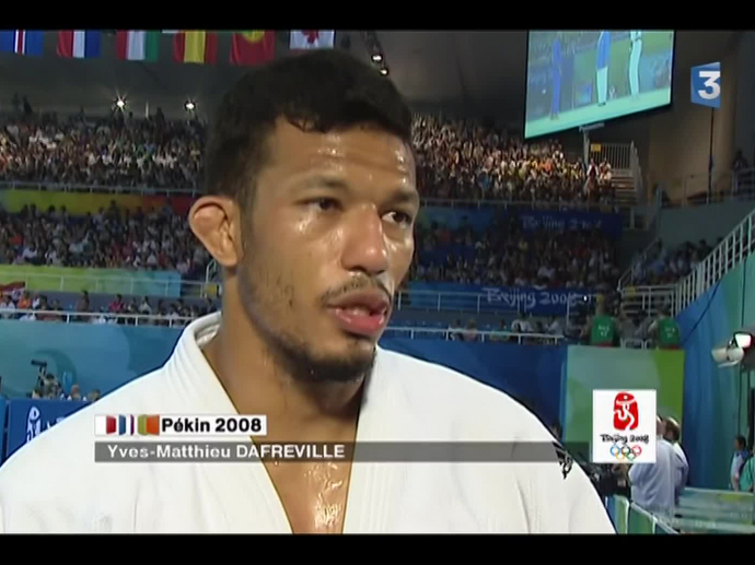 Yves Matthieu Dafreville après son échec pour la médaille de bronze | INA