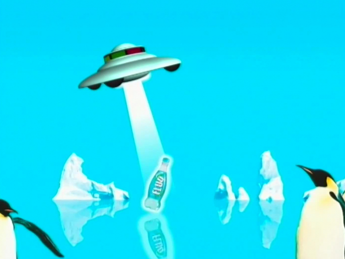 Fluo : Perrier habillage bleu | INA