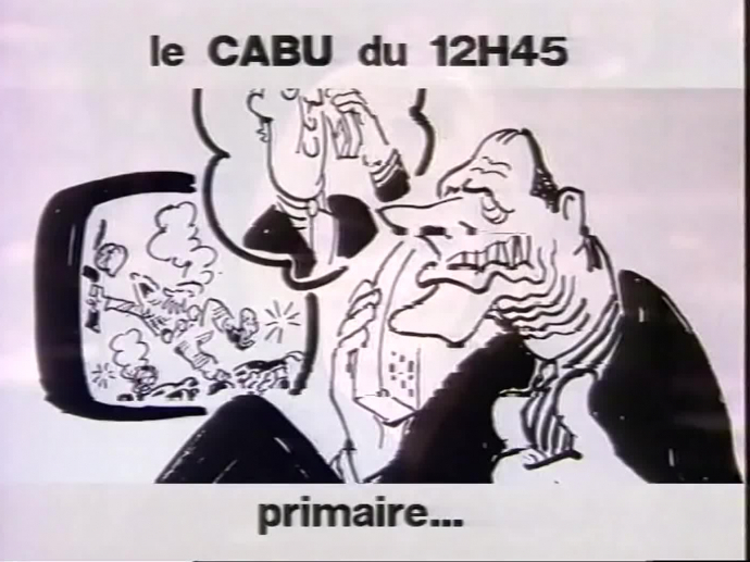 Cabu du 12h45 : Chirac/Balladur | INA