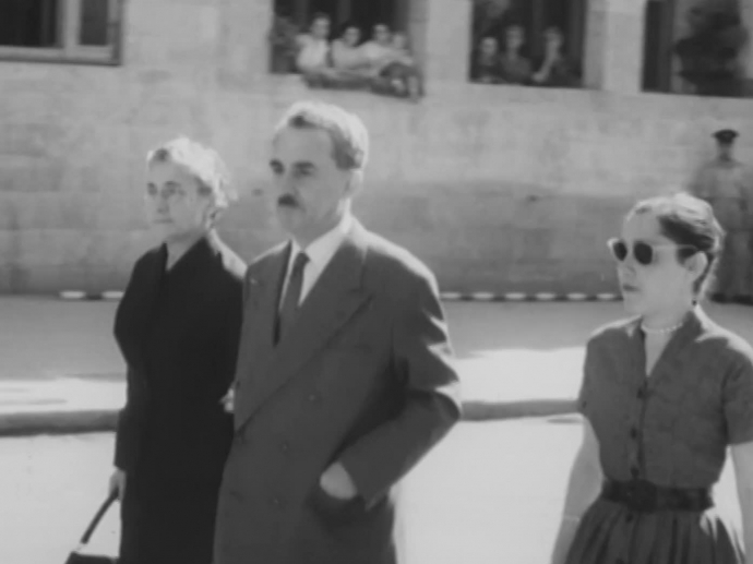 Second mandat en Israël du president Ben Zvi | INA