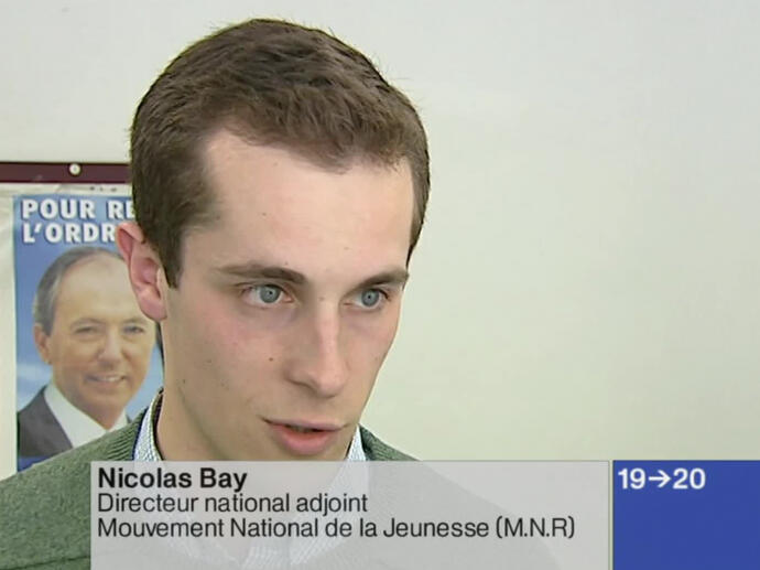 Mouvement national des jeunes de Bruno Megret | INA