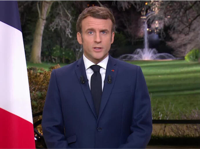 Voeux aux Français d'Emmanuel Macron président de la République | INA