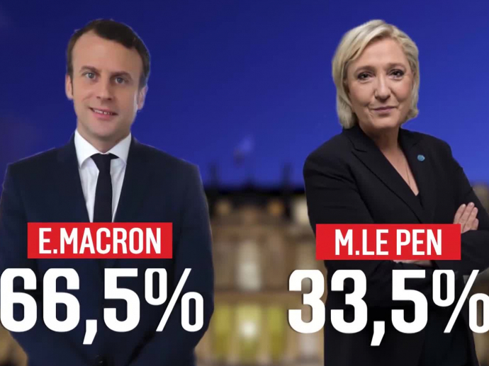 Macron Président : explosion de joie et soulagement à Amiens | INA