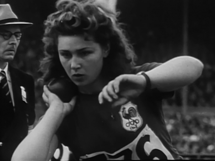 Micheline Ostermeyer médaille d'or au lancer du poids | INA