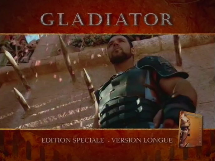 Gladiators : Dvd gladiator + jurassic park version 15 secondes | INA
