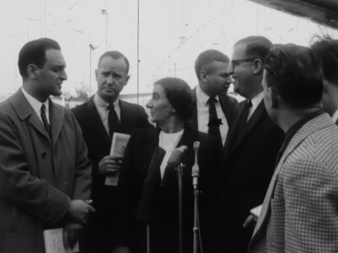 Madame Golda Meir aux Etats-Unis | INA