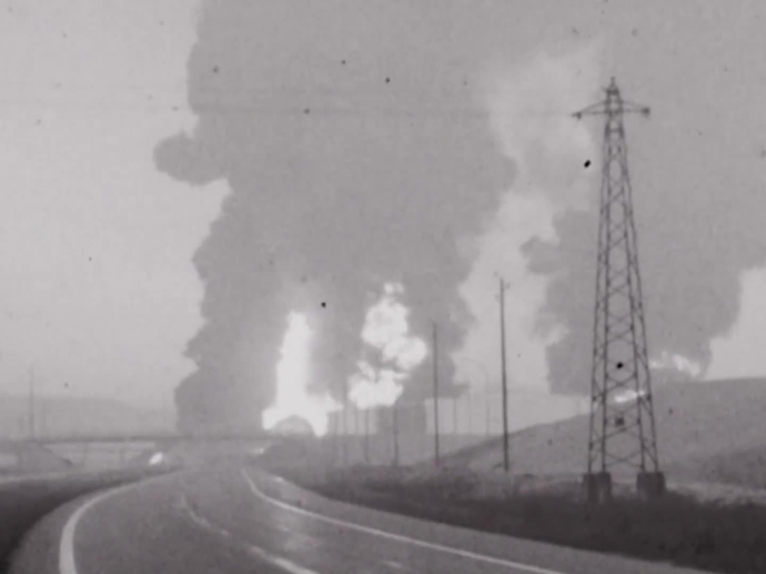 4 janvier 1966 : l'explosion de la raffinerie de Feyzin | INA