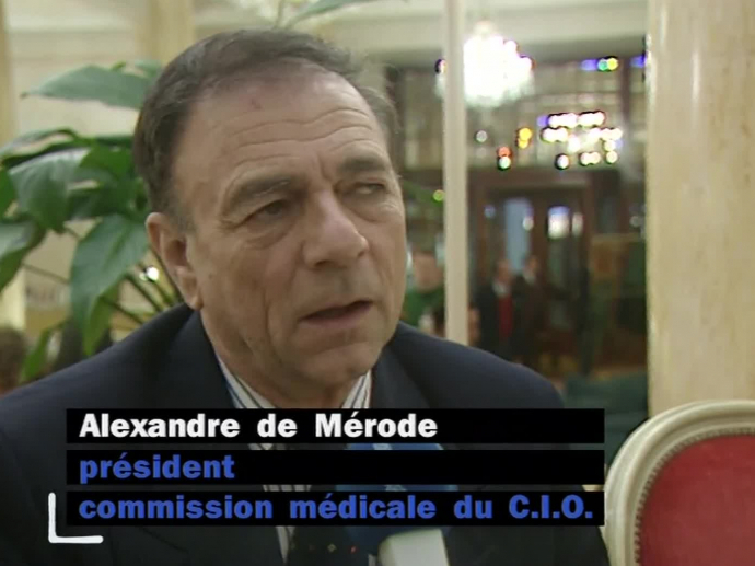 Alexandre de Mérode à propos du dopage | INA