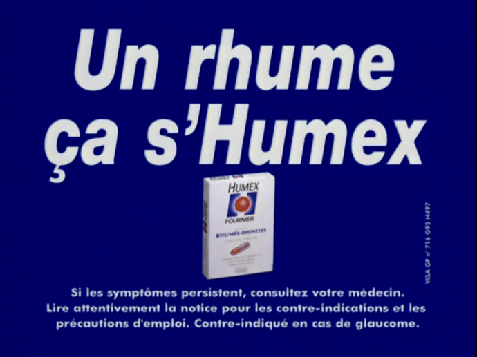Humex fournier : La gélule | INA